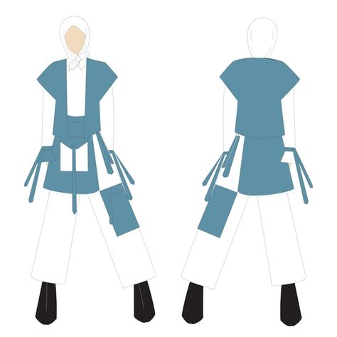 Premium Vector Modest Wear Muslim Fashion Illustration
