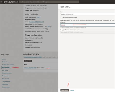 Alterando O Hostname Na Oci Tércio Costa Oracle Dba Oracle Ace Pro
