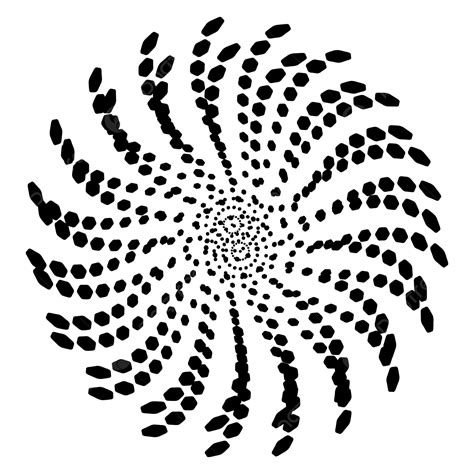 Circle Halftone Abstract Dotted Circles Round Halftones Geometric Dots