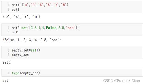 Python数据结构——集合python 集合 Csdn博客