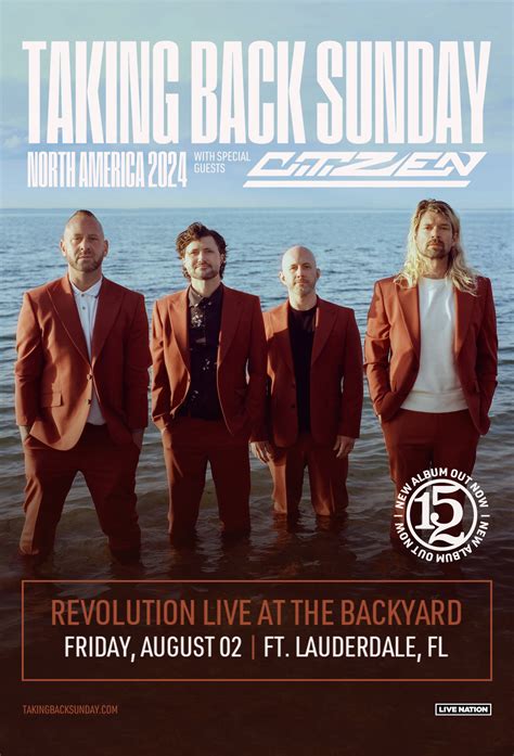 Taking Back Sunday Revolution Live
