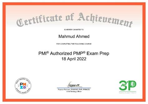 Mahmud Ahmed On Linkedin Pmp 3pc