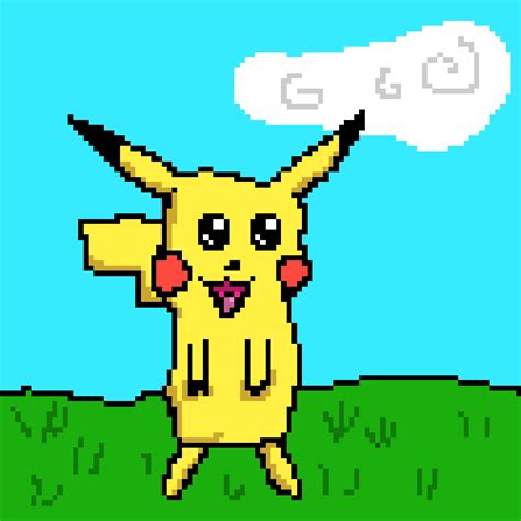 Pixilart Pickachu By Wingsofwarriors
