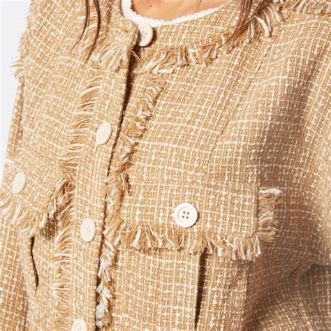 Joie Jackets And Coats Joie Camel Tan Oversized Cotton Morro B Jacket