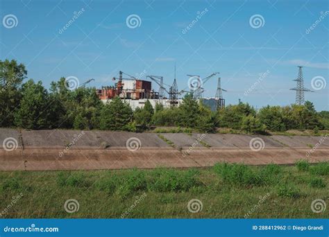 Unfinished Nuclear Reactors And Chernobyl Exclusion Zone Ukraine Stock Photo Image Of