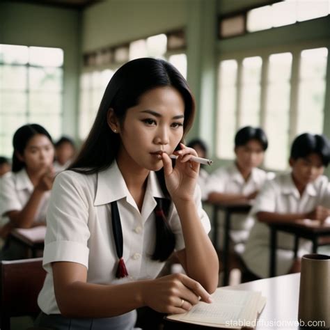 Thai Teachers Unconventional Teaching Method Stable Diffusion Online