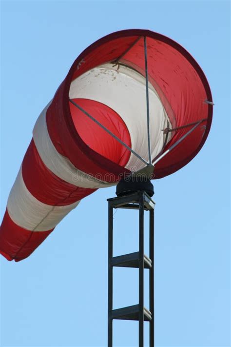 Meteorology Windsock In Airport Stock Image Image Of Deicing