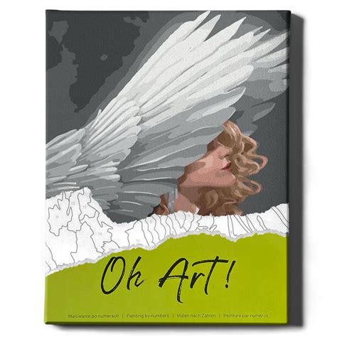 Malowanie Po Numerach 40x50 cm Dziewczyna łabędzia Kreatywny Obraz do