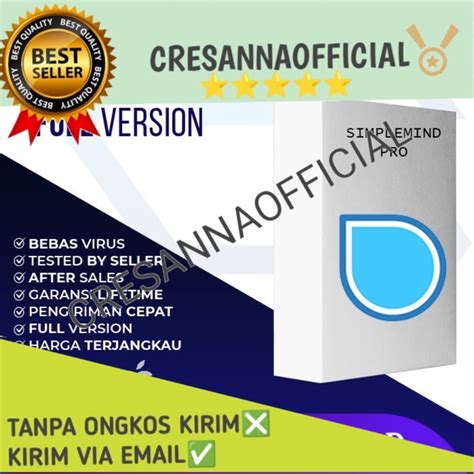 Jual Software MindMap SimpleMind Pro WIN MAC WINDOWS Shopee
