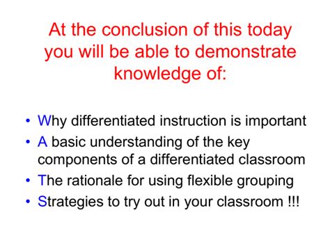 Differentiated Instruction