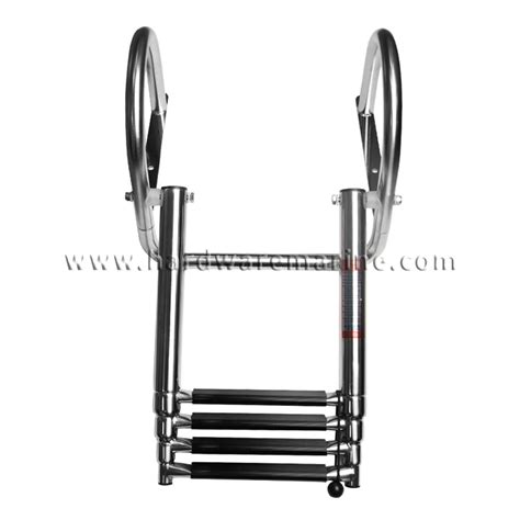 China Stainless Steel Pontoon Folding Telescoping Ladder Suppliers