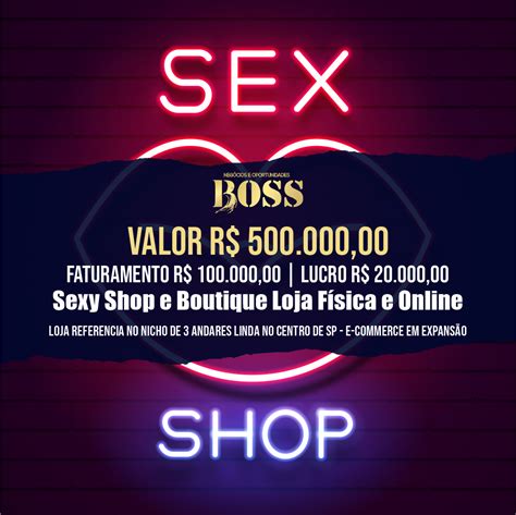 Boutique Bolsas E Sexy Shop Loja Online E Física Faturamento Mensal R
