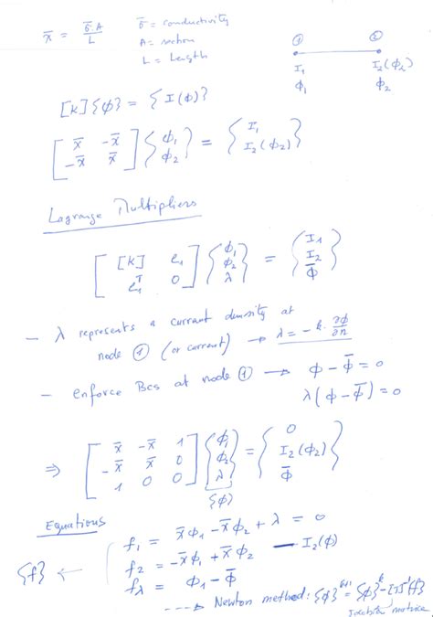 lagrange multipliers laplace equation