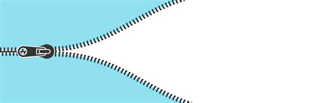Zipper Concept Background Closed And Open Zipper Fastener Closing