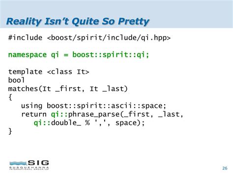 Ppt Parsing With Boostspirit Powerpoint Presentation Free Download