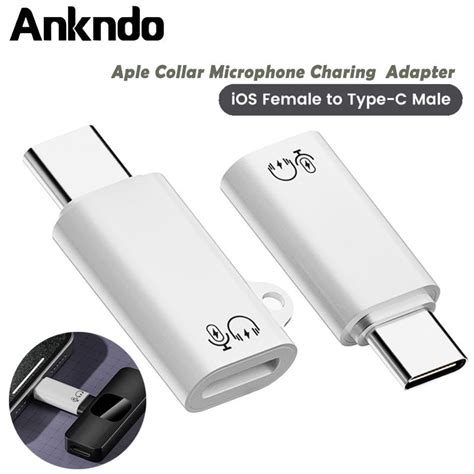 Ankndo Ios หญิงถึง Type C อะแดปเตอร ์ ชายอเนกประสงค ์ Otg ชาร ์ จอะแดป