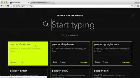 Server Side Javascript Passportjs 2 Configure Youtube