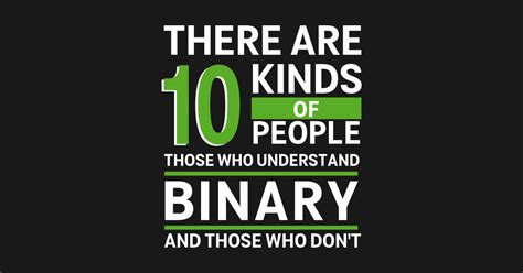 10 Types Of People Binary Coding Coder T Shirt Teepublic