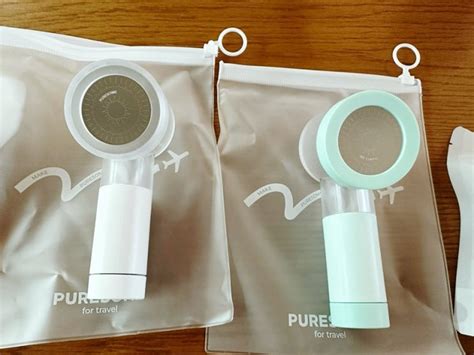 내돈내산후기 바디럽 퓨어썸 여행용 미니 샤워기 세트 라오스 여행 사용 후기 불량품 당첨 네이버 블로그