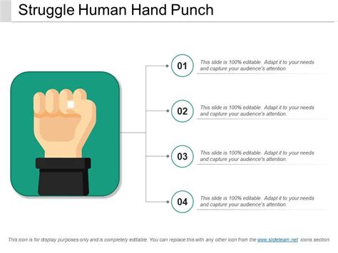 Struggle Human Hand Punch Powerpoint Slide Clipart Example Of Great Ppt Presentations Ppt