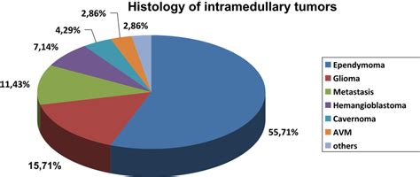 Histology Of Intramedullary Tumours Incidence Of Histologies Of