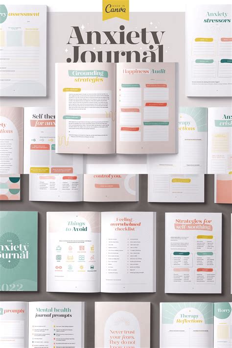 Anxiety Journal Canva And Printable Siteoutsite