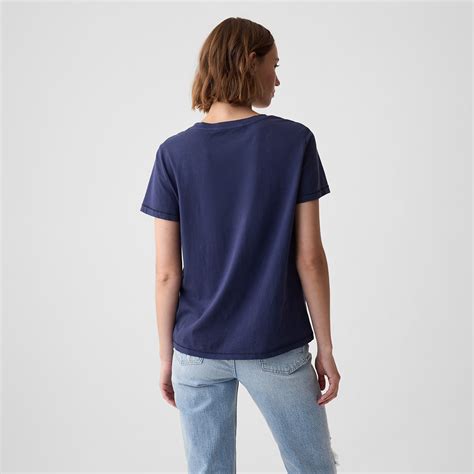 Koszulki Gap Basic Crewneck Tee Navy Uniform 795346 03 Queens 💚
