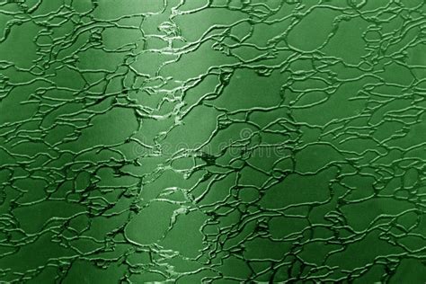Glass With Pattern In Green Tone Stock Illustration Illustration Of