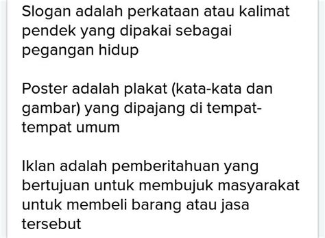 Apa Perbedaan Iklan Slogan Dan Poster Dunia Belajar