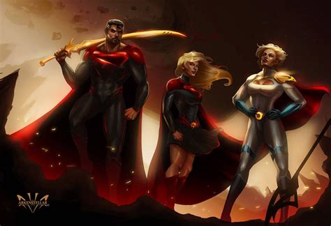 The Kryptonians By Arkenstellar On DeviantArt Dc Comics Artwork