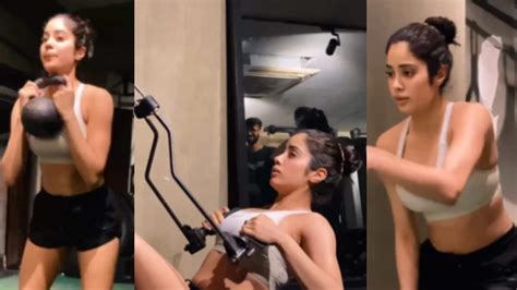 Janhvi Kapoor Burns Off The Extra Calories In An Intense Workout