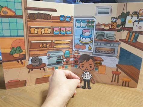 토카 라이프 월드 베이커리 종이인형 도안 네이버 블로그