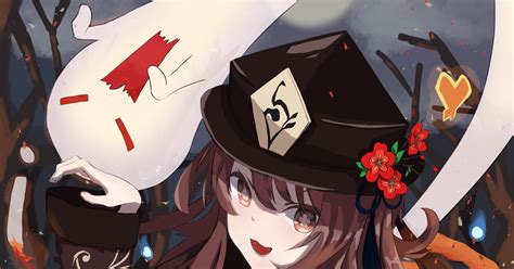 原神 胡桃「おどろいた？」 いかかいの600ぞくのイラスト Pixiv