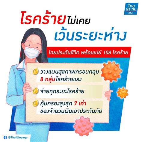 ไทยประกันชีวิต เพราะโรคร้ายแรงมาไม่เคยตั้งตัว วางแผนด้วย