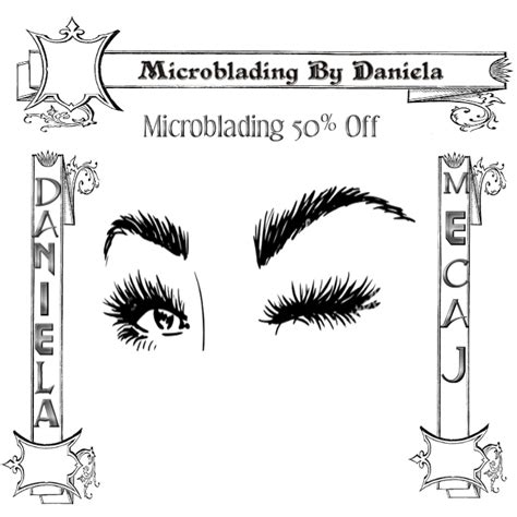Microblading Brows Template Postermywall