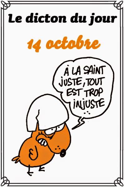 Détours de France Dicton du jour en dessin 14 Octobre