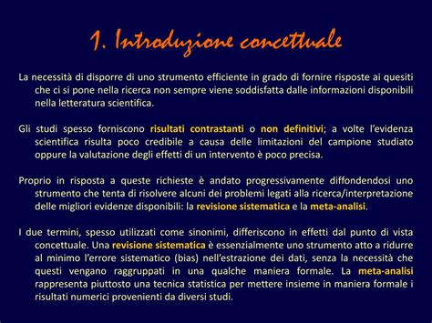 PPT La Revisione Sistematica E La Meta Analisi Le Linee Guida Della Campbell Foundation