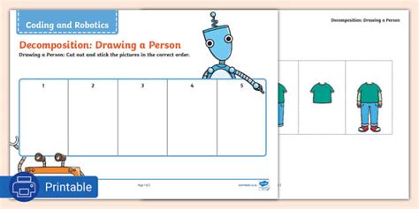 Grade R Robotics And Coding Decomposition A Person