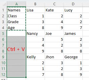 Cómo repetir un rango de celdas varias veces en Excel
