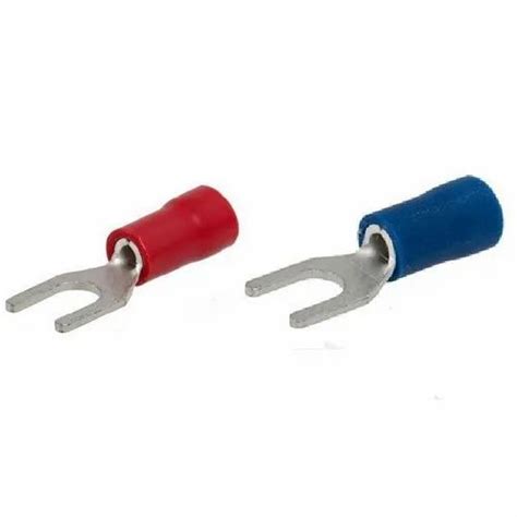 Red 24 V Fork Type Insulated Terminal For Electrical Installation