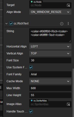 RichText 显示文字缺少 Creator x Cocos中文社区