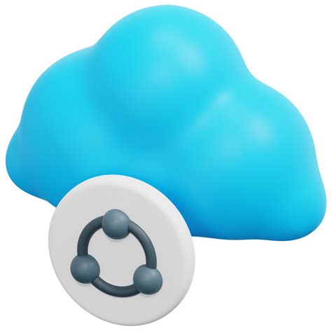 free cloud connection 3d render icon illustration 11648611 png with