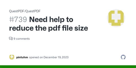 Need Help To Reduce The Pdf File Size · Issue 739 · Questpdfquestpdf