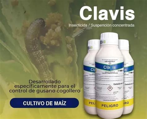 Clavis 1 Litro Control De Gusano Cogollero 4 Hectareas 1 900 En