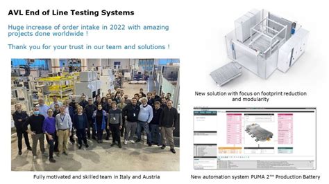 what an amazing year for avl end of line testing systems s r l launch of the most powerfull