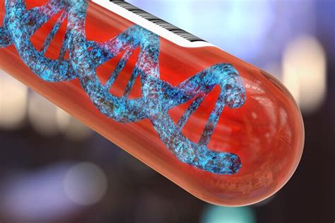 Premium Photo Dna Research Concept 3d Rendering