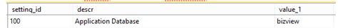 Configuring A Bound Datastore Bizview