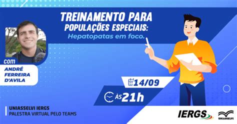 TREINAMENTO PARA POPULAÇÕES ESPECIAIS HEPATOPATAS EM FOCO online Sympla