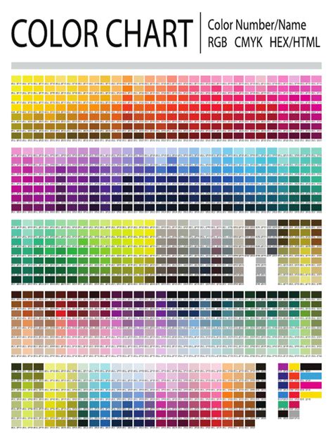 Paleta Cores Offset Rgb And Cmyk Pdf