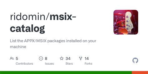 Github Ridomin Msix Catalog List The Appx Msix Packages Installed On